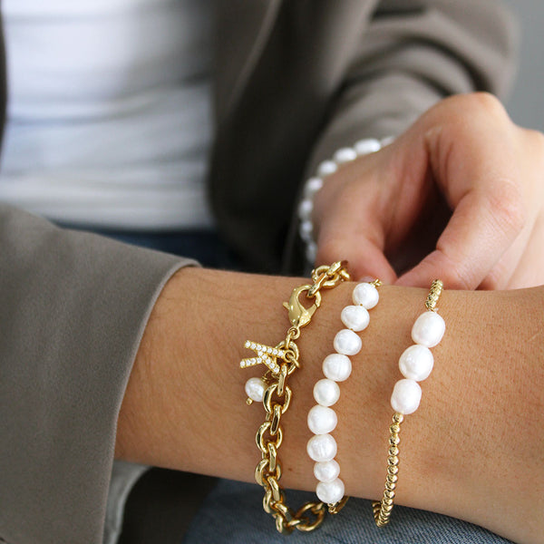 Pulsera Perla y Bolitas – OnixJoyería